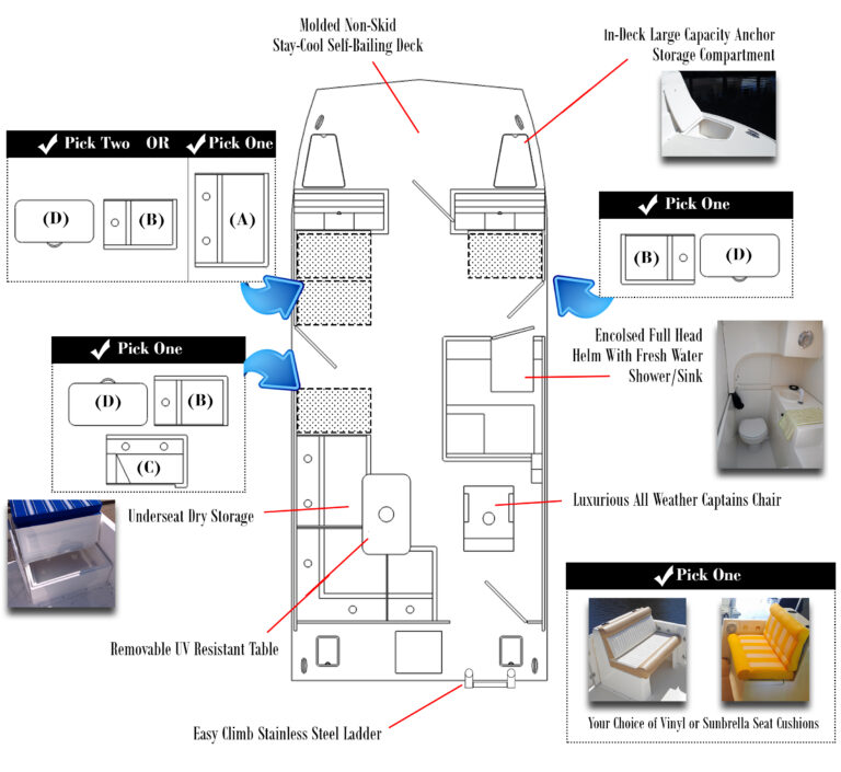 Fiberglass Series – Beachcat Saltwater Pontoon Boats